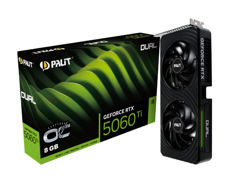 PALIT nVidia GeForce RTX 5060 Ti 8GB 128bit RTX5060 Ti Dual OC grafička karta
