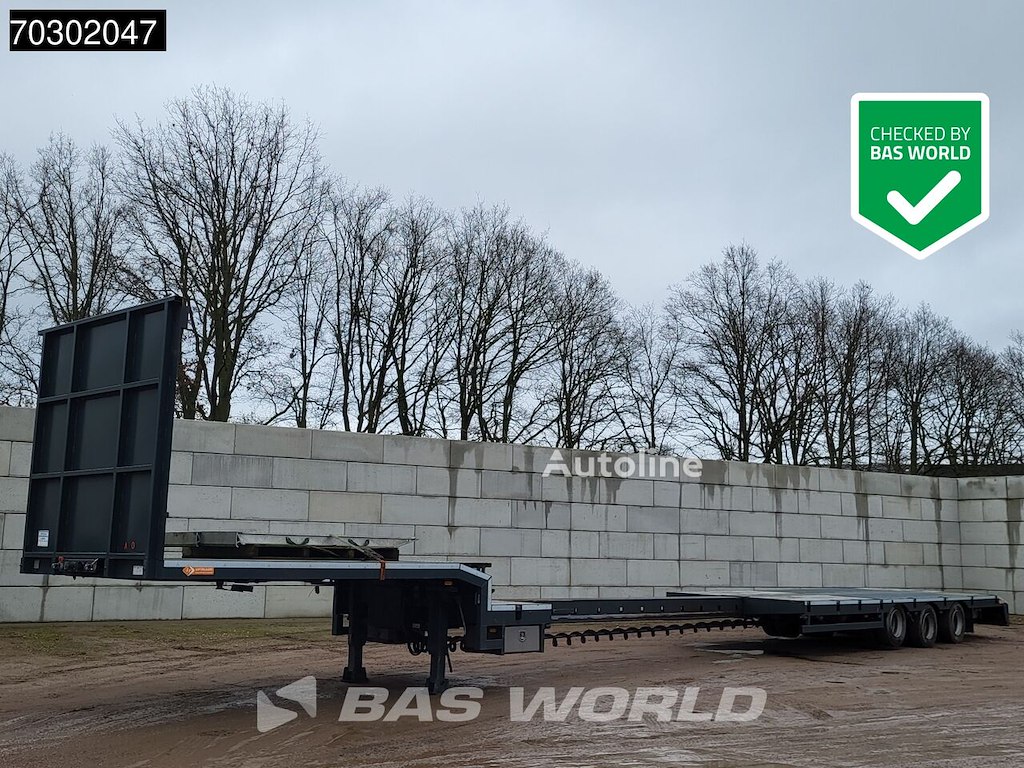 LinTrailers S3A 3 axles TUV 01/27 Extendable 650cm Lift + Steering Axle poluprikolica sa niskom platformom