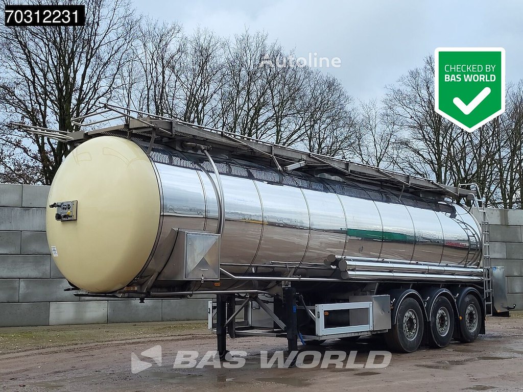 Feldbinder TSA 33.3 3 axles 33000L poluprikolica autocisterna