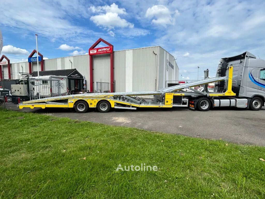 Nova Aksoylu Autotransporter trailer 6 car 2 winch The Dealer of West Europe poluprikolica autotransportera