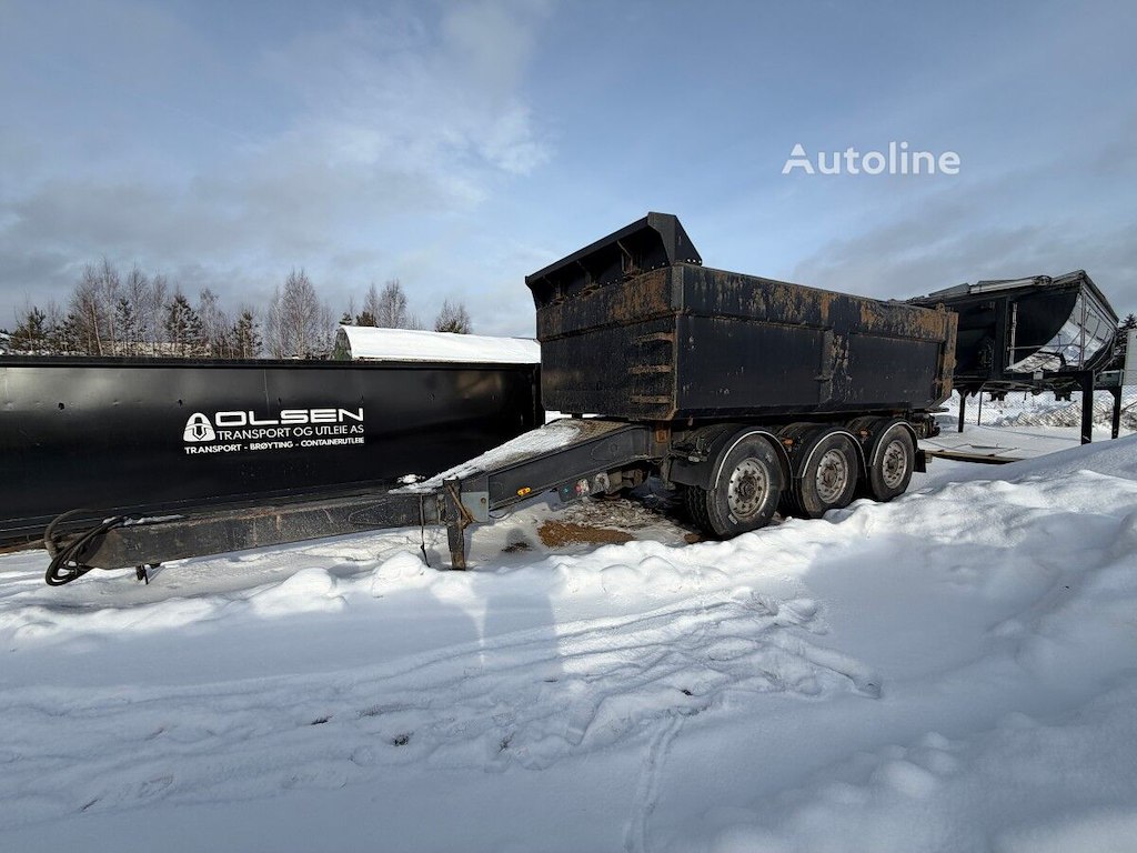 Prodaje se Istrail 3 akslet dumperkjerre med dumperkasse og asfalt balje prikolicu kiper na aukciji