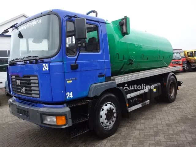 MAN 18.284 6CIL VACUUMTANK TOILET TRUCK,MANUAL POMP autofekalac