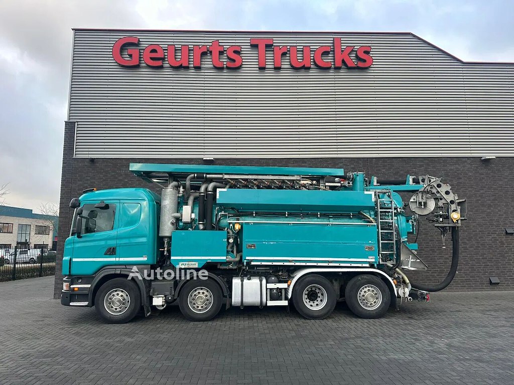 Scania G480 LB 8X2 6MNA ZUIG/SPOEL COMBI MET WATERRECYCLING autofekalac