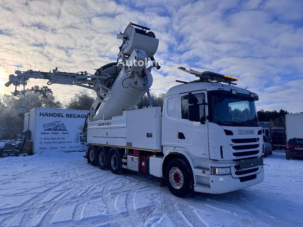 Scania G480 Euro 6, Sewer Jetter, Vacuum & Recycler, 2013 vozilo za čišćenje kanalizacije