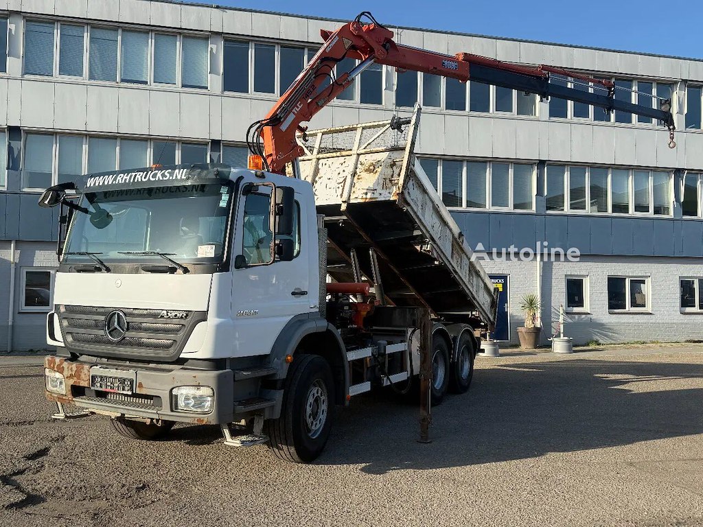 Mercedes-Benz Axor 2633 6X4 FULL STEEL TEREX 145.2 + WAF KIPPER kiper