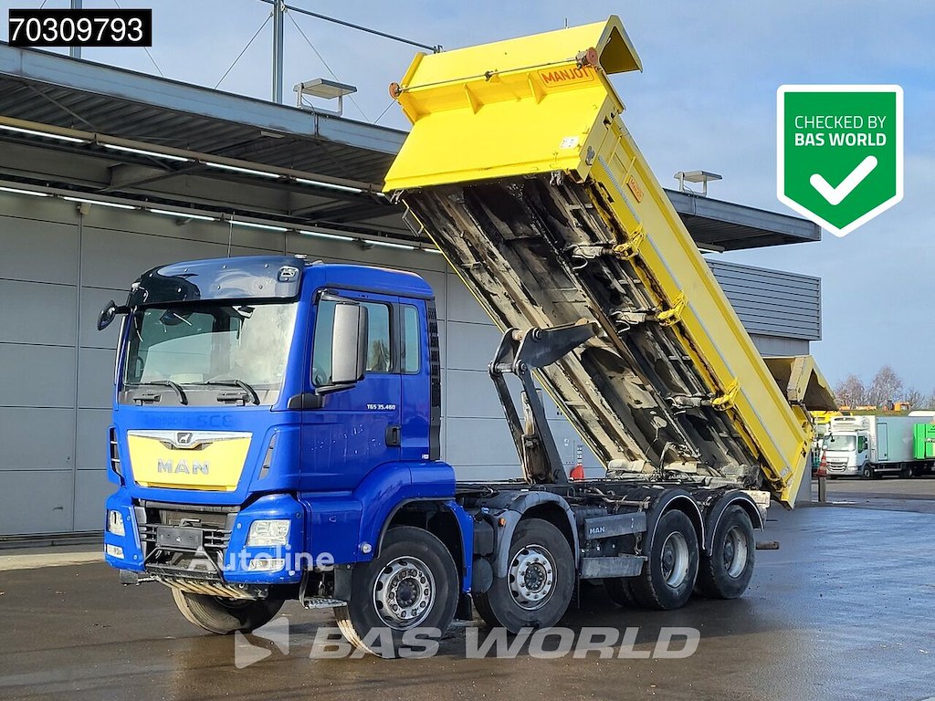 MAN TGS 35.460 8X4 12m3 2-way tipper Steelsuspension Big-Axle Automa kiper