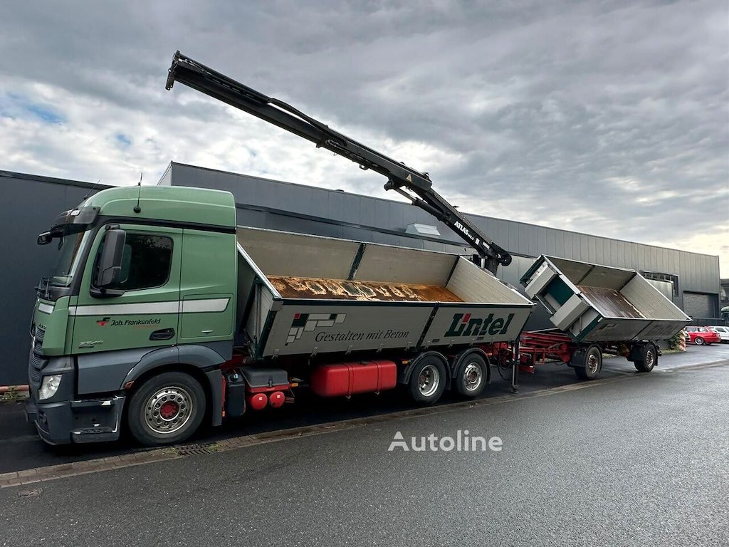Mercedes-Benz Actros 2545 kiper + prikolica kiper