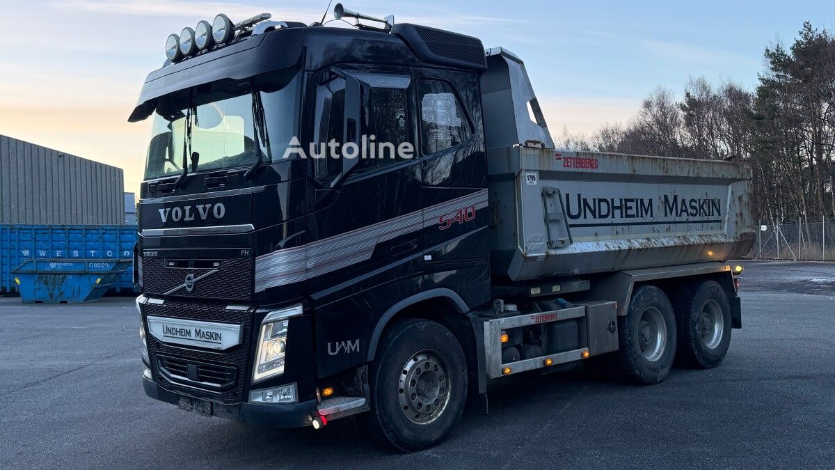 Prodaje se Volvo FH 540 6x4 m/Zetterberg kasse kiper na aukciji