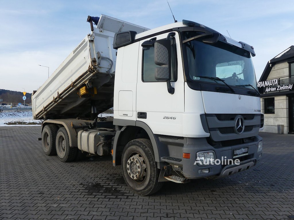Mercedes-Benz ACTROS 2646 / 6x4 / MEILLER 3 STR / RETARDER / EPS / WYWROTKA / kiper