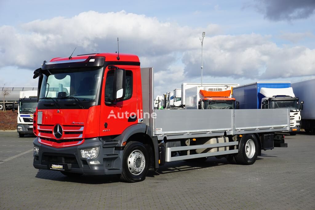 Mercedes-Benz ACTROS / 1824 / ACC / E 6 / BURTOWY / 18 PALET / ŁAD. 10 120 KG kamion s ravnom platformom