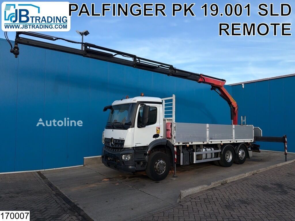 Mercedes-Benz Arocs 2540 6x2, EURO 6, Palfinger kamion s ravnom platformom