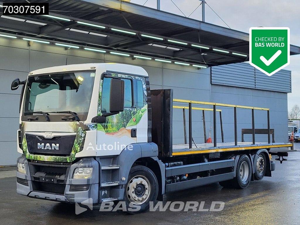 MAN TGS 26.480 6X2 795cm platform Manual Lift axle Cruisecontrol Eur kamion s ravnom platformom