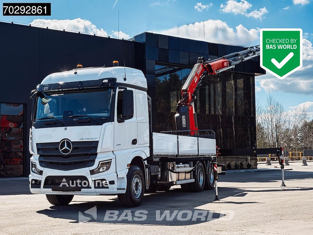 Novi Mercedes-Benz Actros 3351 Actros 6X4 NEW! Fassi F485 Kran Crane Led Navi Euro kamion s ravnom platformom