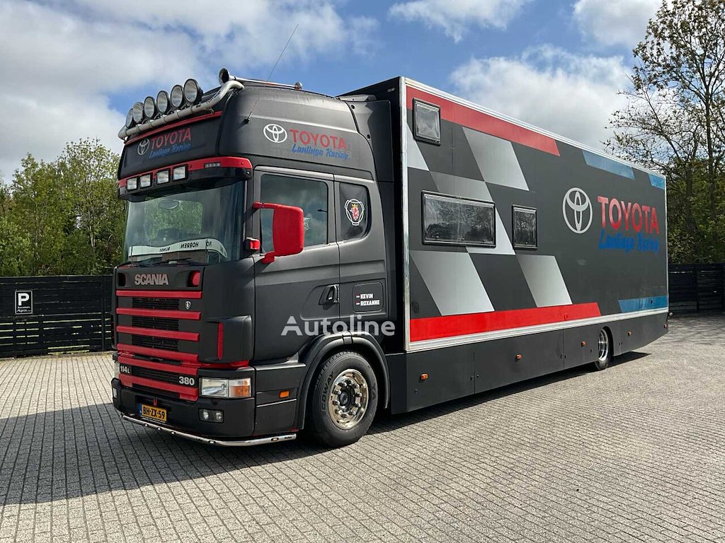 Prodaje se Scania R114L 380 kamion furgon na aukciji