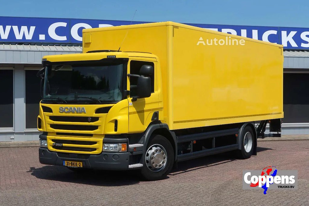 Scania P250 4x2 Bakwagen+Klep E6 Dhollandia 1500 kg kamion furgon