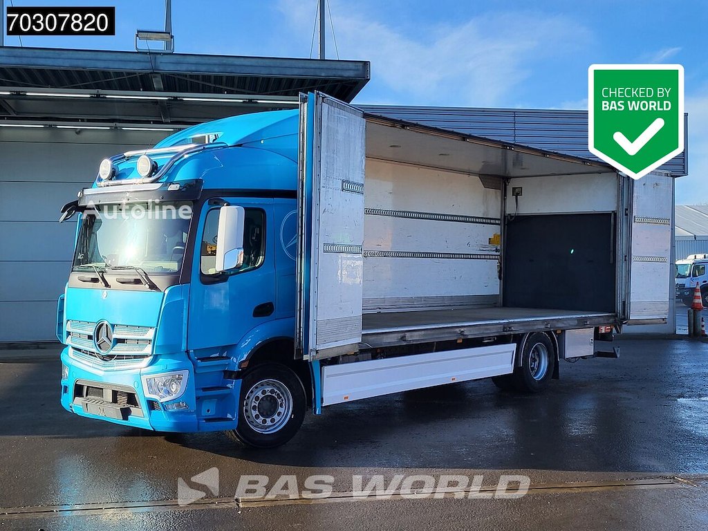 Mercedes-Benz Actros 1824 Actros 4X2 18tonner Air suspension 2000kg Ladebordwa kamion furgon