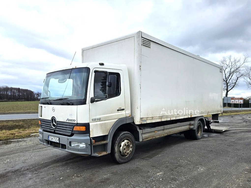 Mercedes-Benz 1218 ATEGO - container with lift ! kamion furgon