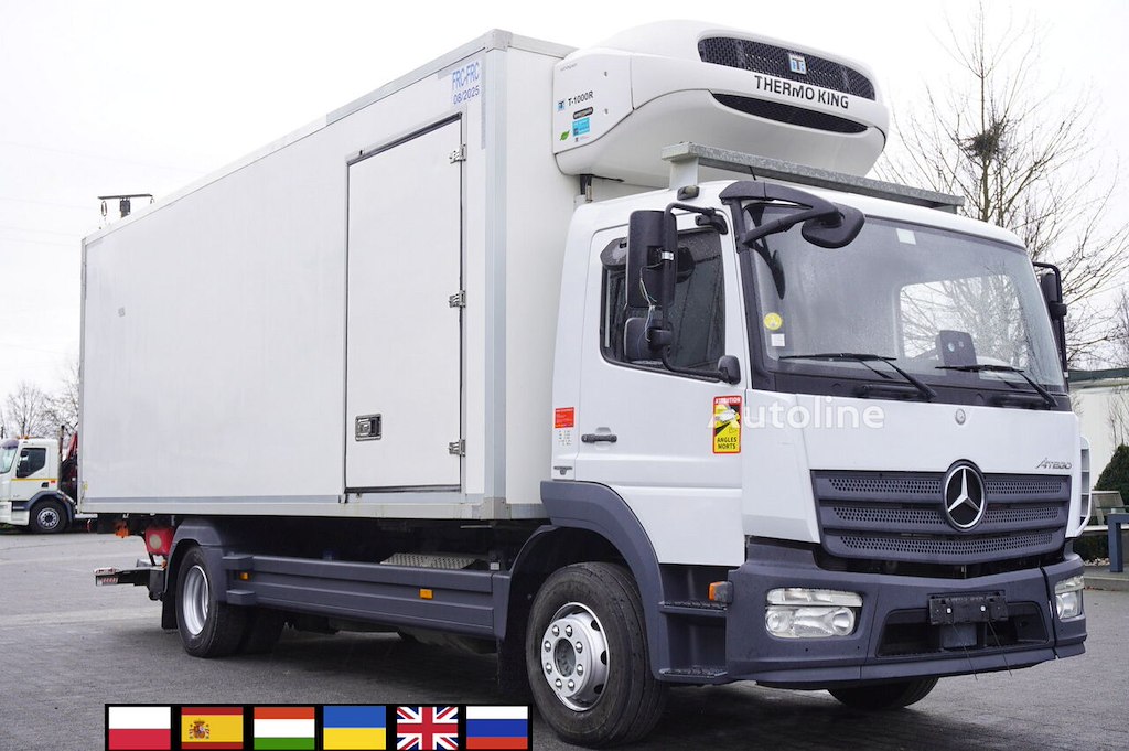 Mercedes-Benz Atego 1318 E6 4x2 / Cazaux 17 EPAL refrigerator / Multitemperatu kamion hladnjača