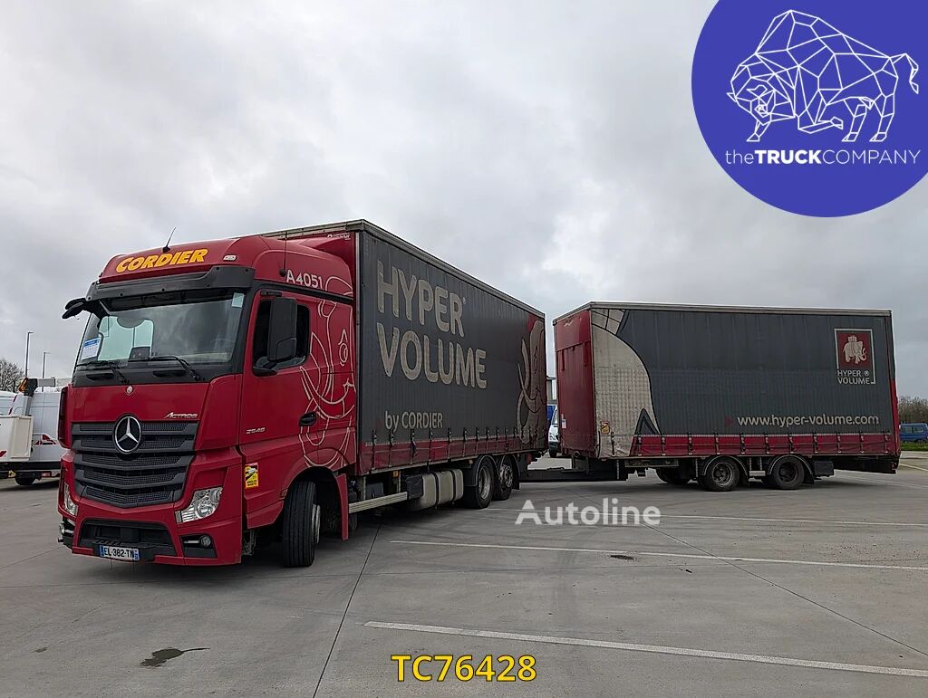 Mercedes-Benz Actros 2548 kamion sa klizna zavesa cerada