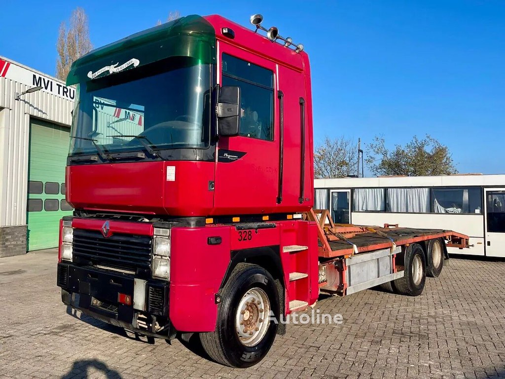 Renault Magnum 430 6x2,Manuel, MACK, TELMA, En excellent état ! autotransporter
