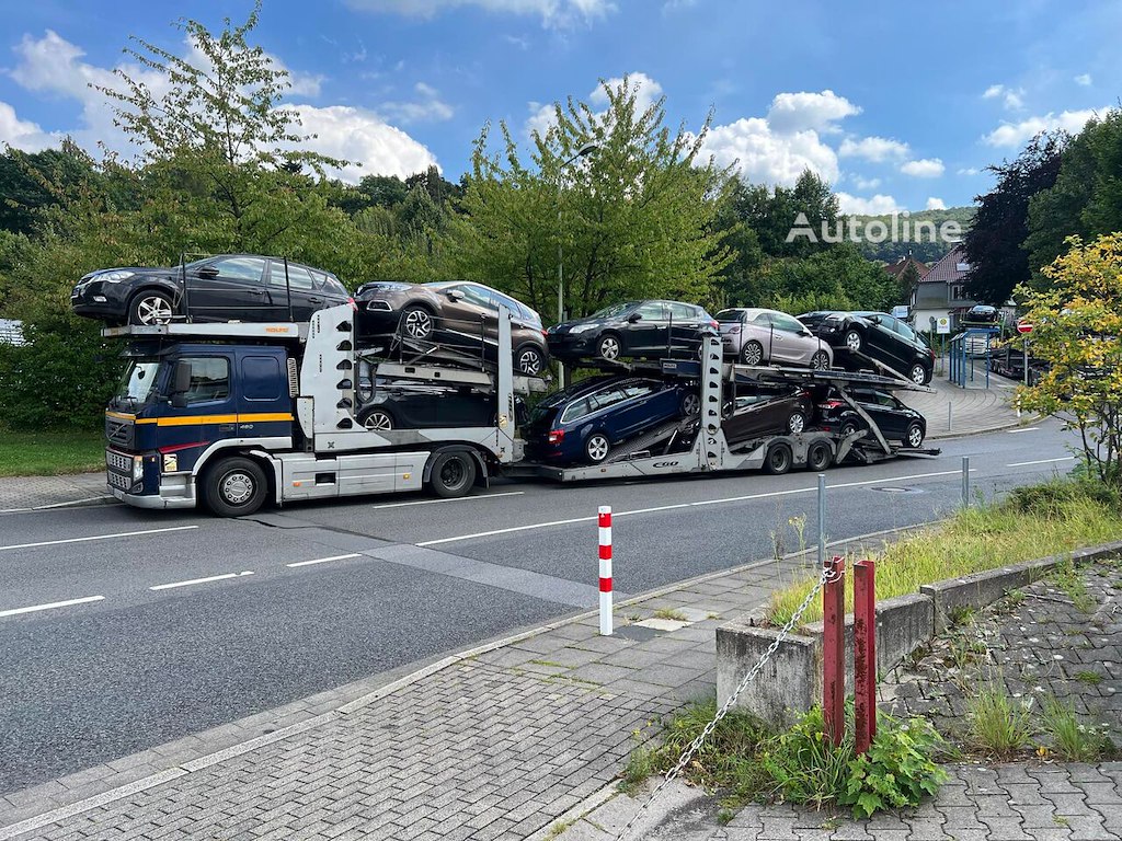Volvo FM 460 autotransporter + prikolica autotransportera
