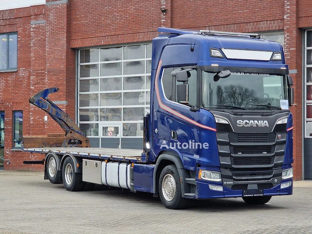 Scania S580 V8 NGS Highline 6x2*4 - Full air - Steering axle - Retarder kamion platforma