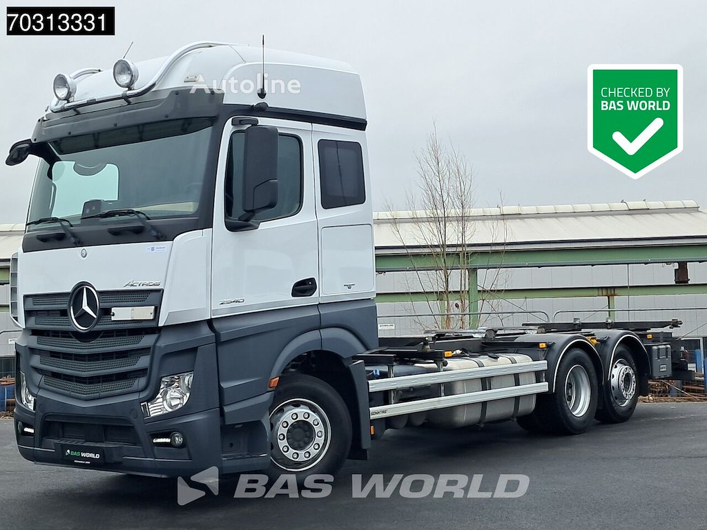 Mercedes-Benz Actros 2540 6X2 BDF Lift-Axle Automatic Euro 6BDF Lift-Axle Auto vozilo za prevoz kontejnera