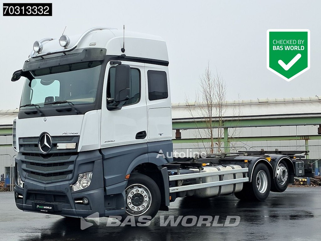 Mercedes-Benz Actros 2540 6X2 BDF Lift-Axle Automatic Euro 6BDF Lift-Axle Auto vozilo za prevoz kontejnera