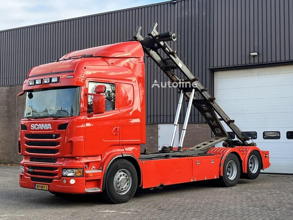 Scania R620 V8 / Retarder / Full air / Euro5 / 6x2 / 470 WB / King of t kamion sa kukom za podizanje tereta