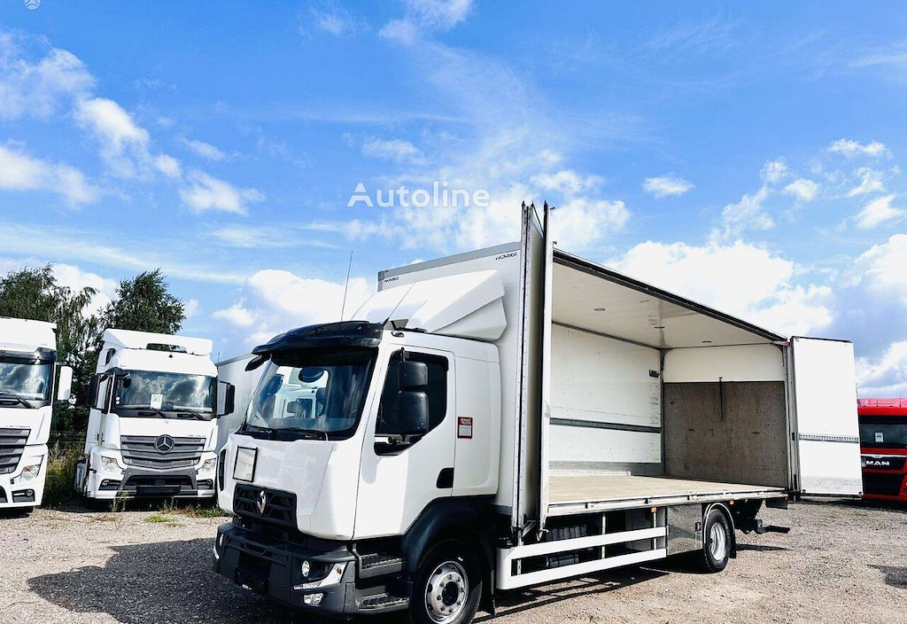 Renault D250 16T Atidaromu sonu,miegama vieta ir liftu izotermni kamion