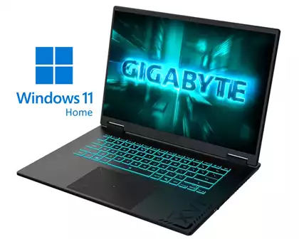 GIGABYTE A16 3WH 16 inch FHD+ 165Hz 300nits AMD Ryzen 7 260 16GB 1TB SSD GeForce RTX 5070 8GB Backlit Win11Home gaming laptop