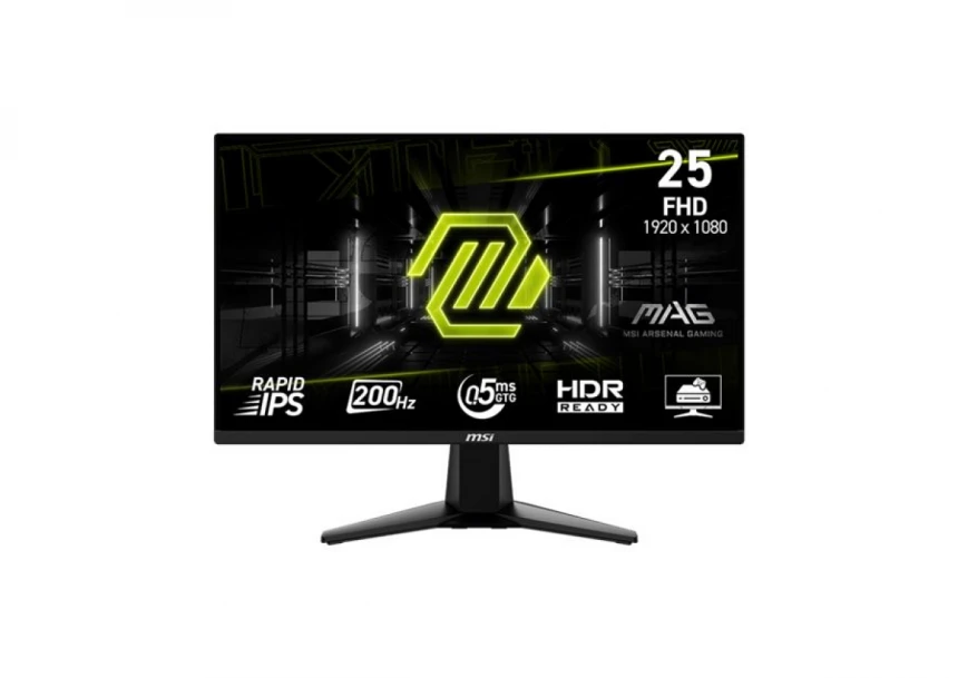 Monitor 25 MSI MAG 255F E20 IPS FHD 0,5m 200Hz 2xHDMI, DP