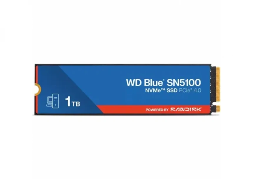SSD M.2 NVMe 1TB WD Blue SN5100 7100MB/s 6700MB/s WDS100T5B0E
