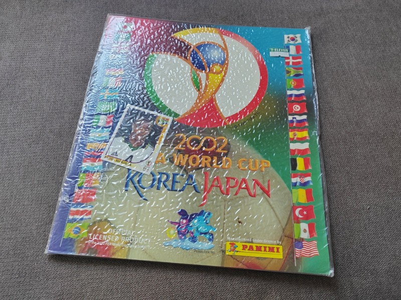 WC KOREJA-JAPAN 2002 - PANINI PRAZAN ALBUM U OK STANJU