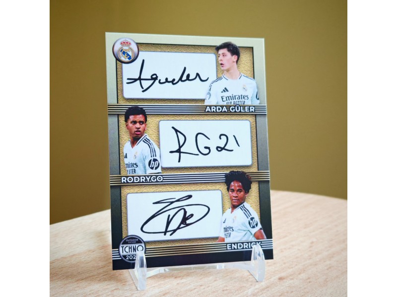 GULER, ENDRICK, RODRYGO Triple auto - Technique 2025