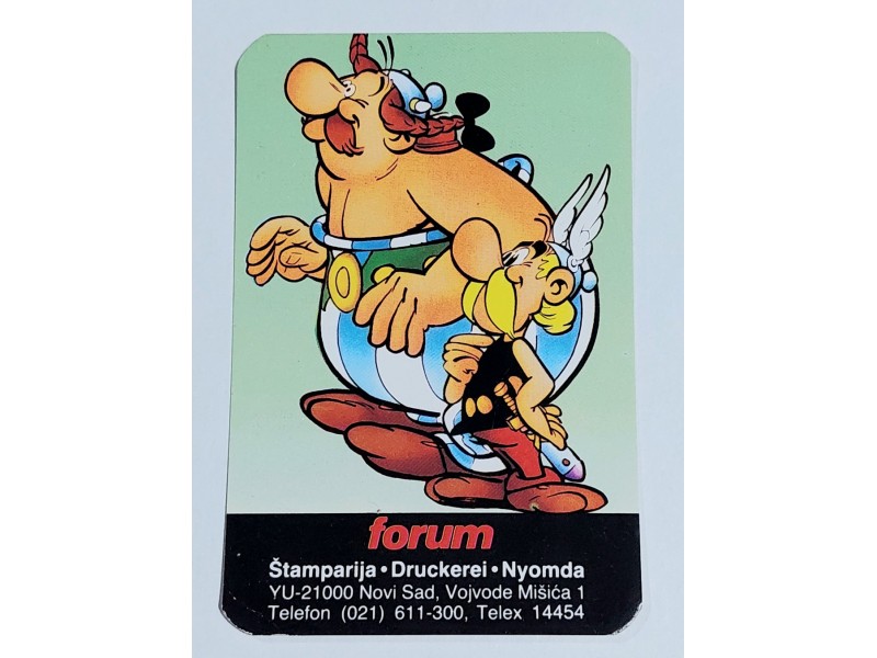 Dzepni kalendar - Asterix Forum