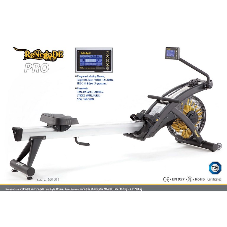 SUVO VESLO – RENEGADE AIR ROWER