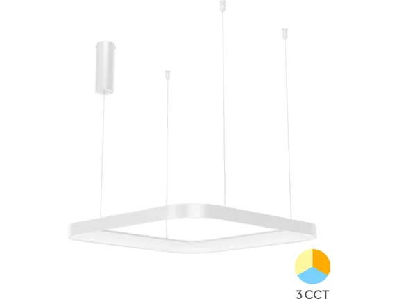 Braytron Led visilica Bry Bella SLP PD Kvadratna 46W 3u1 IP20 BH17-01980