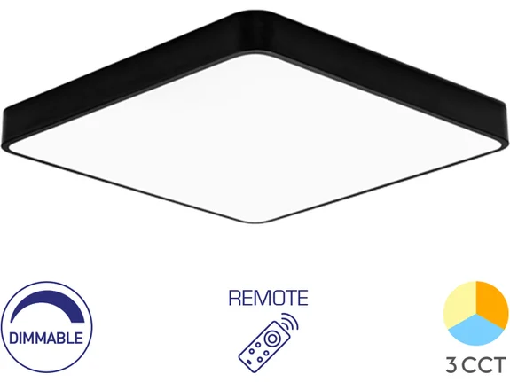 Braytron Led plafonjera sa daljinskom komandom Bry Blade SS Kvadratna 45W BH16-05291