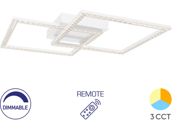Braytron Led plafonjera Bry Crystal A 55W 3u1 daljinski BH17-04890