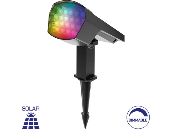 Braytron Led ubodna baštenska svetiljka Bry Spike 12W RGB IP65 BG36-00592