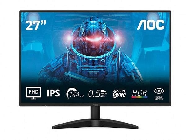 AOC 27B36X 27"/IPS/1920X1080/144Hz/0.5ms MPRT/HDMI,DP/Adaptive sync/VESA CRNI MONITOR