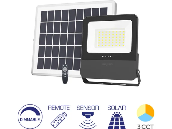 Braytron Solarni led reflektor Bry Solar PL 80W 3u1 Daljinski IP BT64-02481