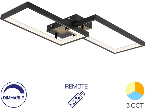 Braytron Led plafonjera Bry Nela SS1 RND 40W Remote IP20 BH17-04491