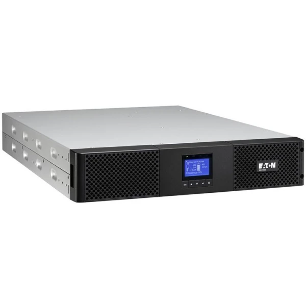 Eaton UPS 9SX 3000VA2700W Rack 2U, On-line double conv with PFC;; LCD (8) IEC-320-C13 (1)IEC-320-C19 USB, RS232 Online slot for Network ca