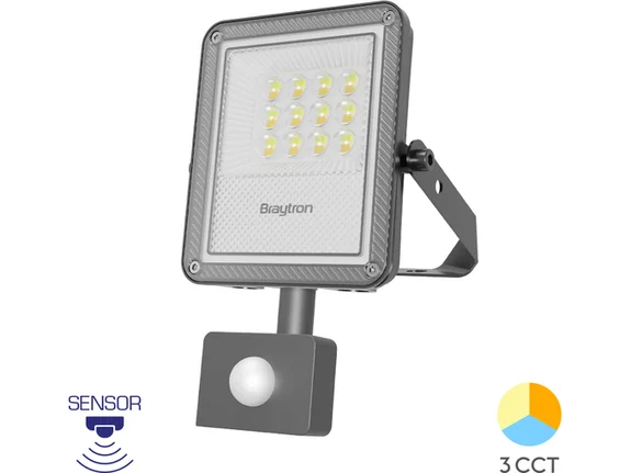Braytron Led reflektor Bry Flood PF 10W GRY 3In1 SNS IP65 BT65-21082