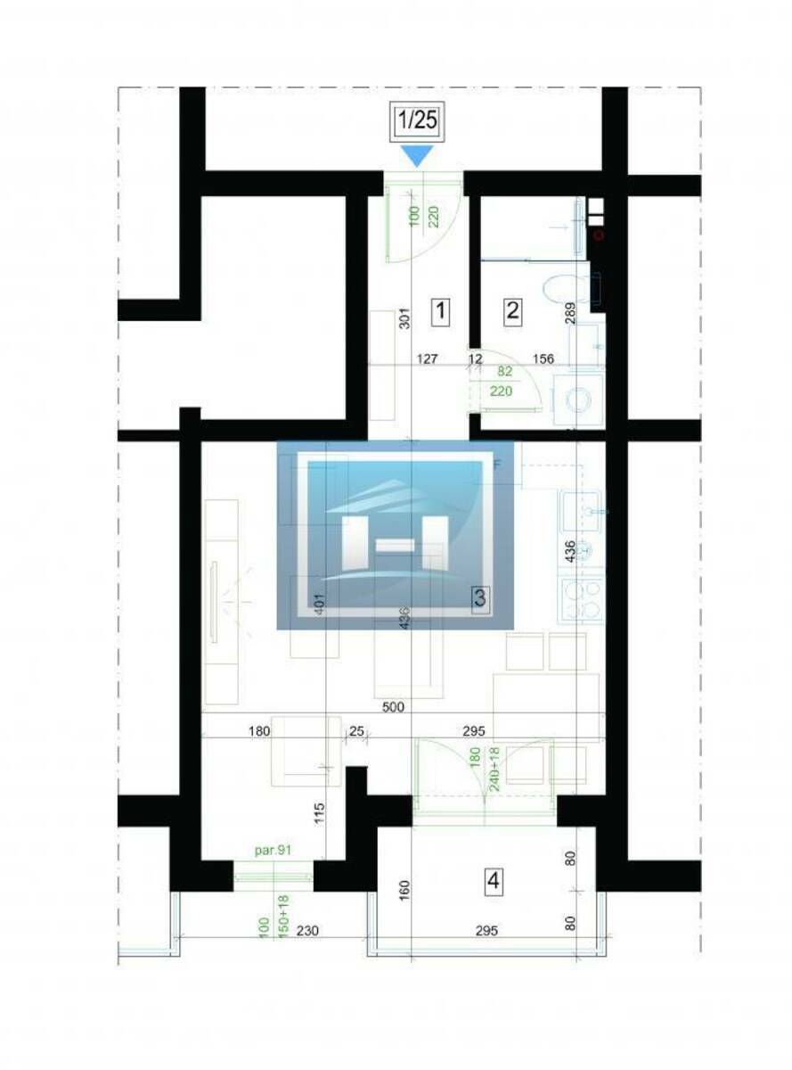 Garsonjera, Jagodina | Prodaja · 36m² · 54.150€