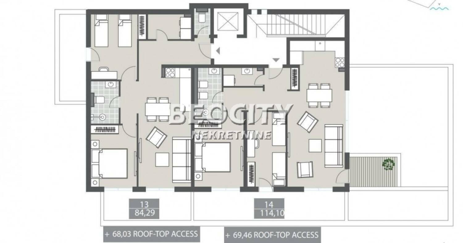 Trosoban stan, Tivat - Centar | Prodaja · 84m² · 470.000€
