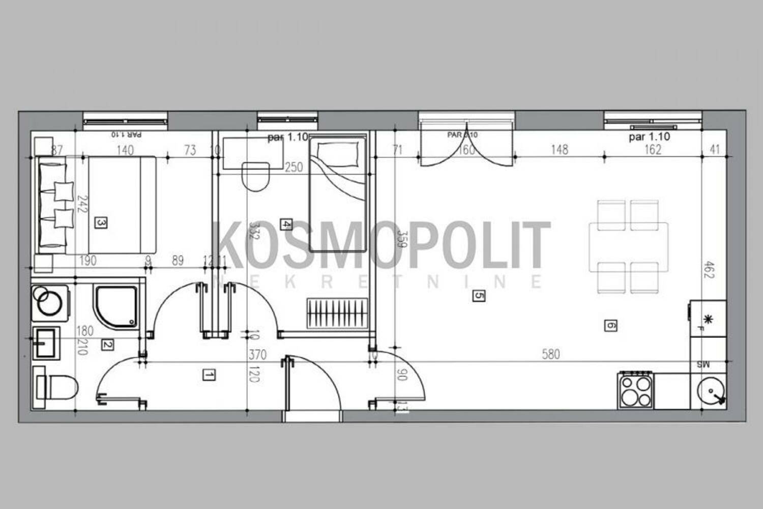Trosoban stan, Beograd - Mirijevo | Prodaja · 60m² · 119.500€