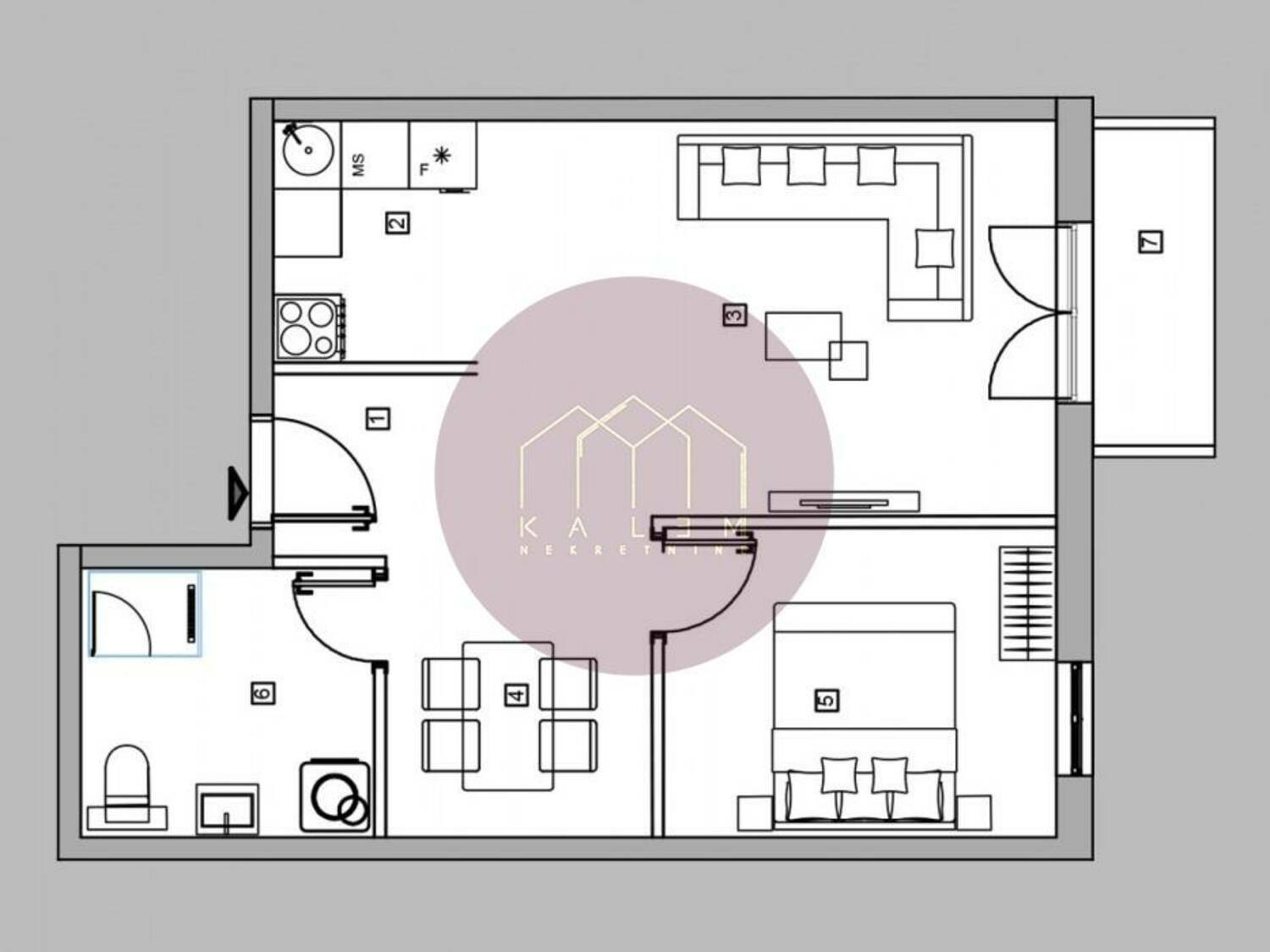 Dvosoban stan, Beograd - Mirijevo | Prodaja · 49m² · 116.254€